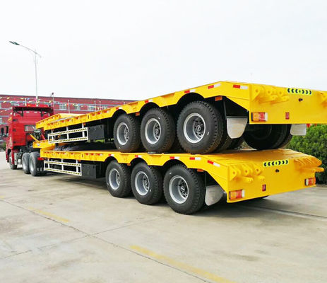 Heavy Machine Carrier Low Loader Gooseneck Truck Trailer