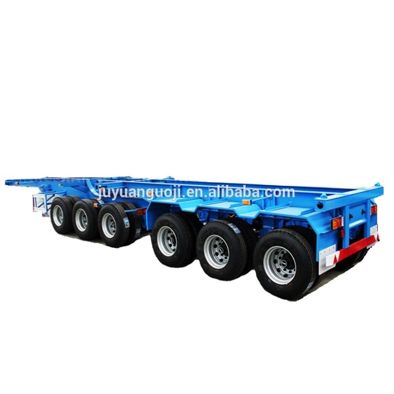20ft Container Interlink Truck Skeleton Super Link Semi Trailer with ...