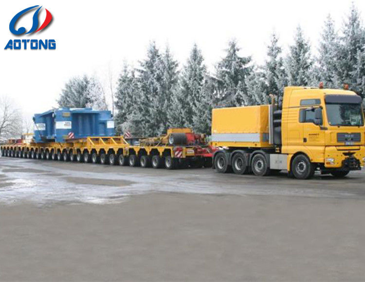 200T Goldhofer Modular Trailer with Power Gooseneck Heavy Duty ...