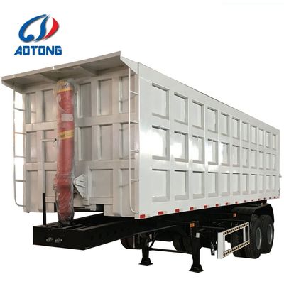 Air Suspension 2 Axle Tipper/Dump/Tipping Truck Trailer for Heavy Load ...