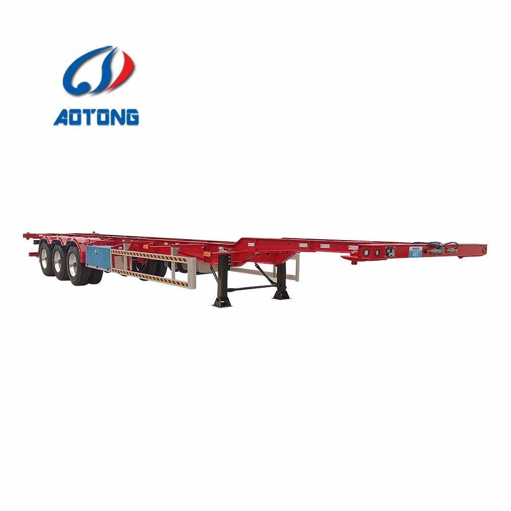 40T Max Payload 3 Axles Container Semi Trailer with Twist Lock Heavy ...
