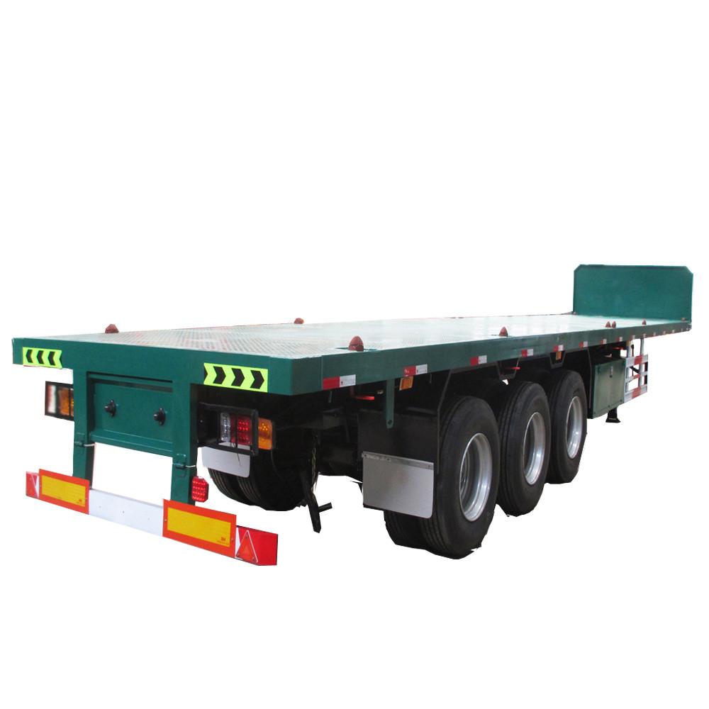 Jost Dual-speed Landing Gear 28 ft Flatbed Semi Trailer for ...