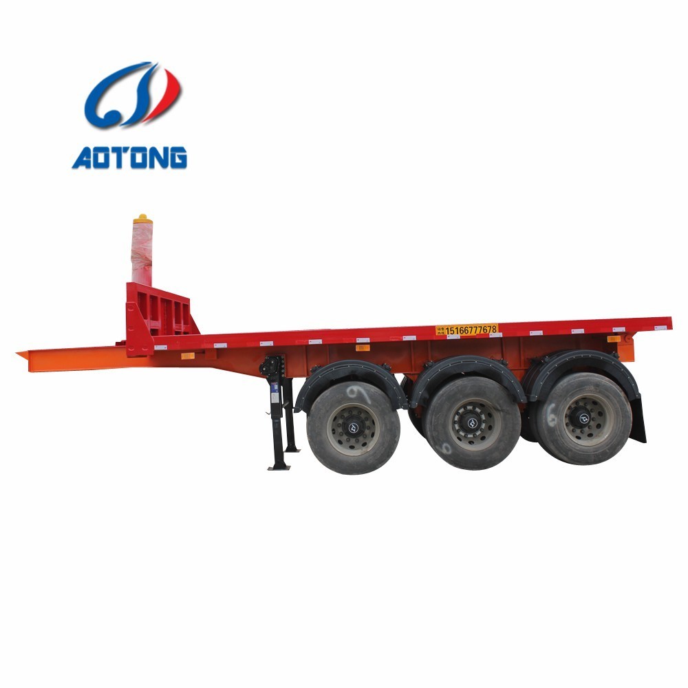 OE NO. Juyuan Trailer 3 Axles 40ft Tipping Chassis Container Tipper ...