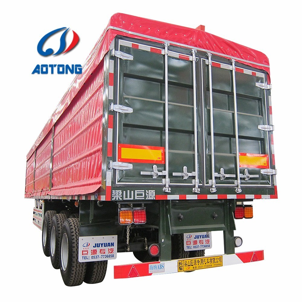 NDRC Announced Enterprise 40 Tons Curtain Semi Trailer with Dual Line ...
