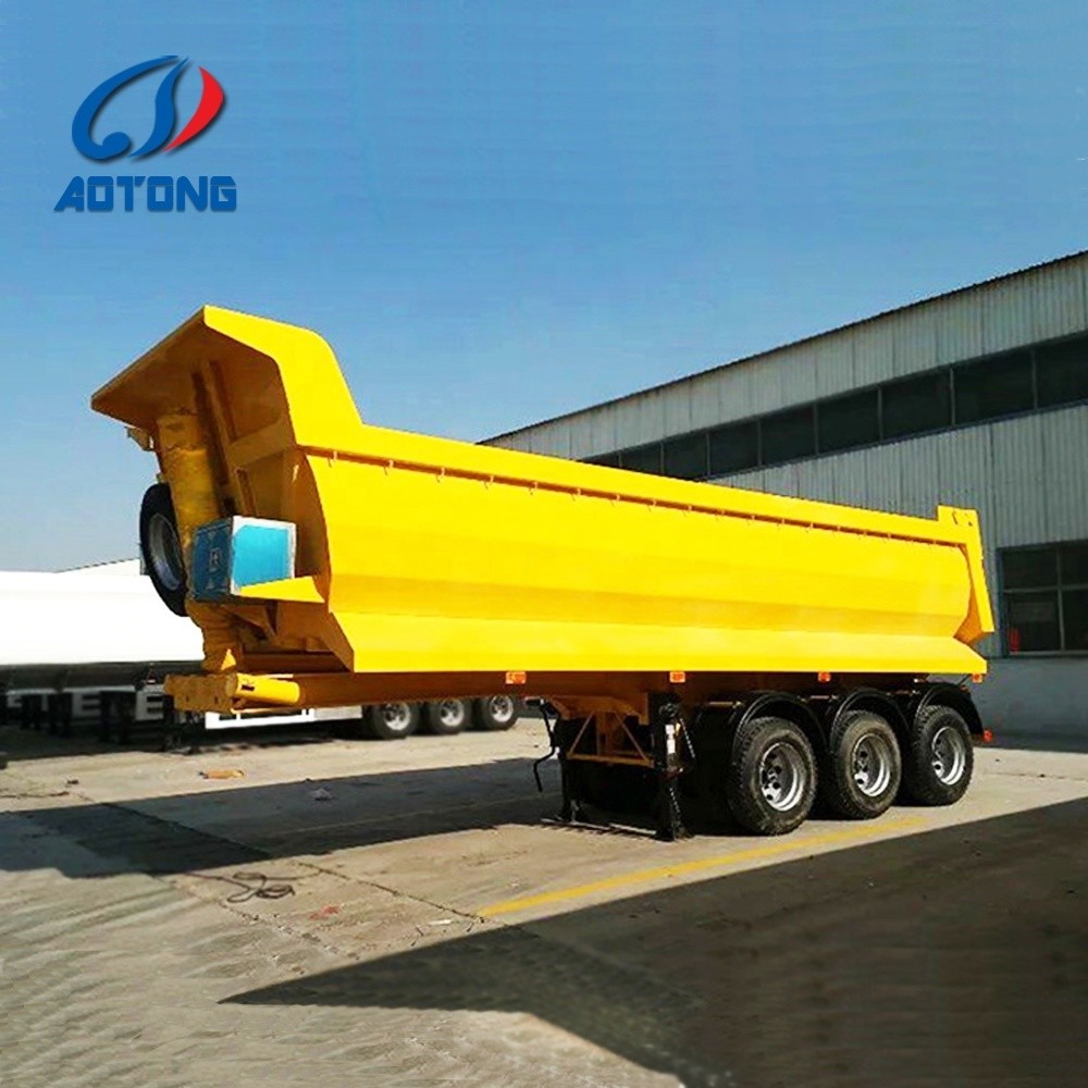 Transport Sand Efficiently with this Rear Dump Trailer Dual Braking ...
