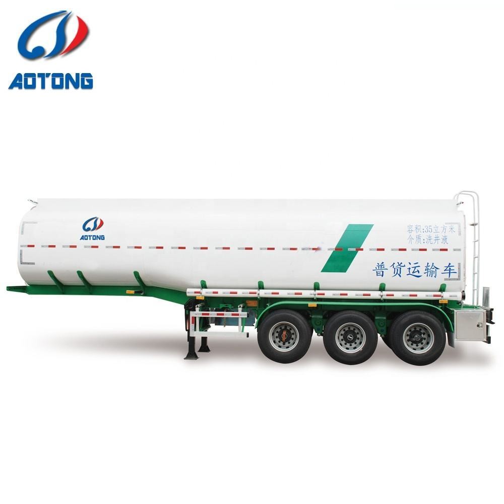 50000L Fuel Oil Carrier Semi Truck Trailer 3 Axle Chemical Liquid ...