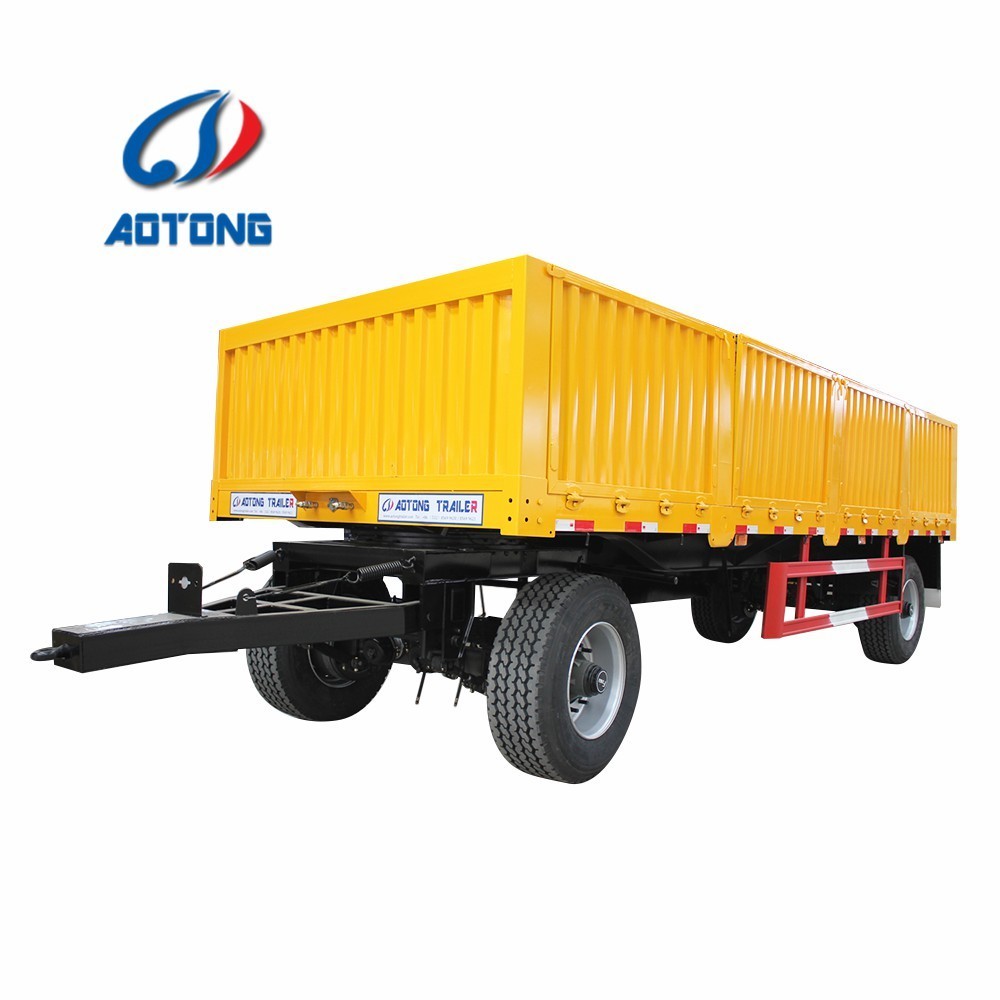 Leaf Spring Suspension Farm Wagon Trailer With Turntable Drawbar ...