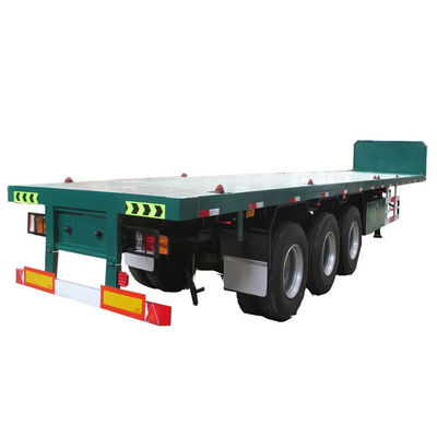 20ft 40ft Shipping Container Flat Bed Trailer with 4 Axles and 12500* ...