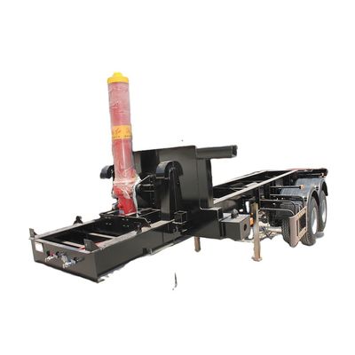 35-60 Tons Rated Load Self Loading Container Dump Trailer with Skeleton ...