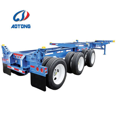 Light Tare Weight 2/3 Axles 20-40-45ft Air Suspension Container Chassis ...