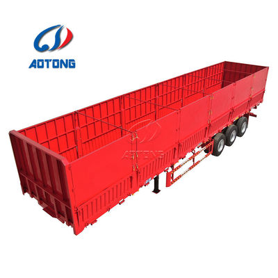 Side Wall Semi Trailer for Truck Tractor Max Payload 30-100T Leaf ...