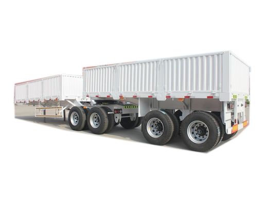 10 Steel Spring Suspension Super Link Side Dump Semi Trailer with 30 ...