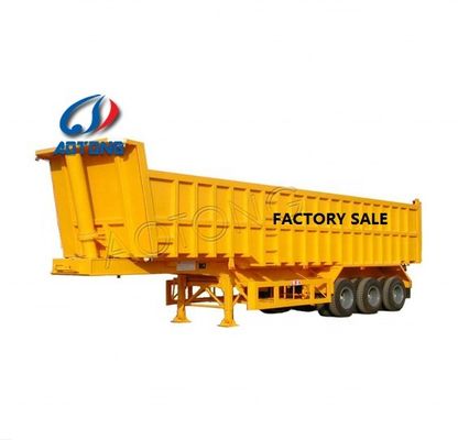 Chile Market 3 Axles 30T-60T Rear Dump Semi Trailer with Standard 28Ton Landing Gear