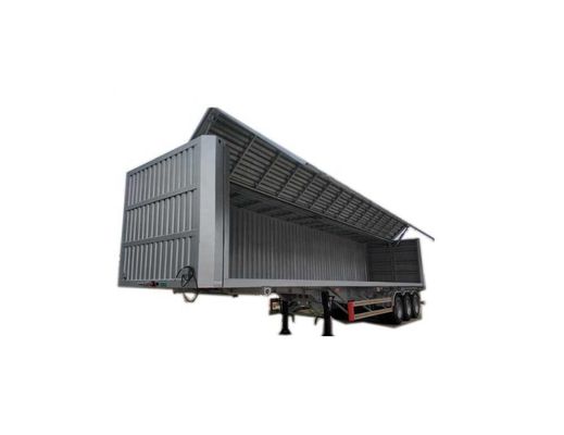 40 Tons Max Payload 13 Ton Axle Enclosed Dry Wing Van Semi Trailer for ...