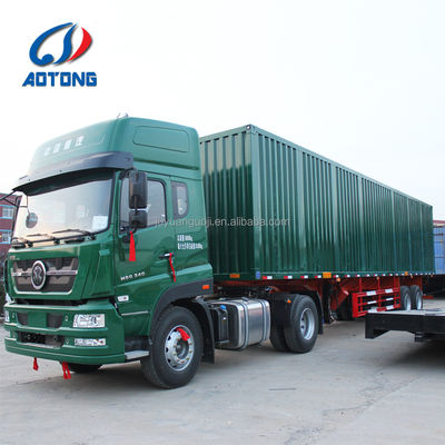 Transport Function 2 Axle Dry Van Type Cargo Trailer/Box Semi Trailer 1 ...
