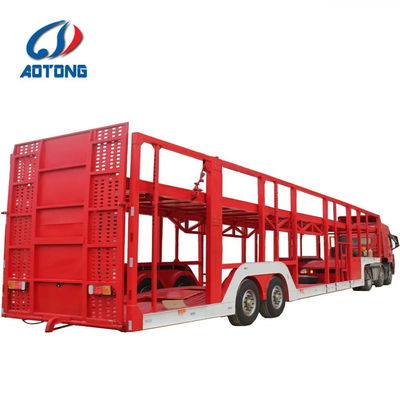 Dual Line Braking System Car Hauler Truck Trailer with and in 15000mm ...