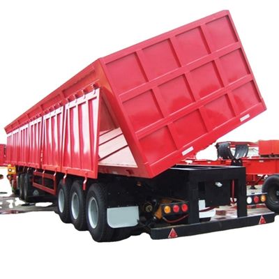 13 Tons Axles Side Dumping Cargo Trailer Truck for Rebar Transportation ...