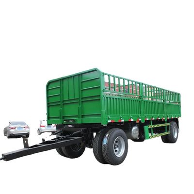Max Payload 30-100T 20ft Draw Bar Trailer for Full Truck Tractor ...